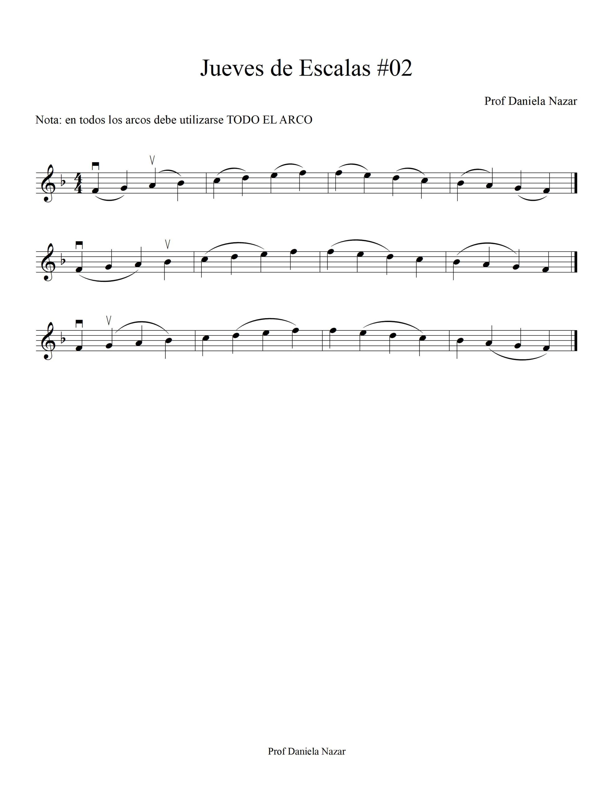 Jueves de Escalas – Aprende Violín Online